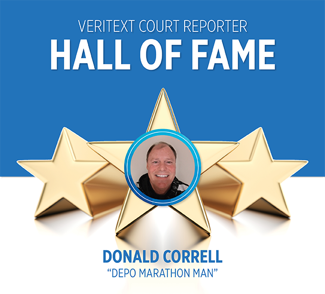 Veritext Court Reporter Hall of Fame: Don Correll