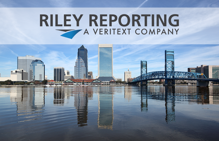 Veritext Welcomes Jacksonville, Florida's Riley Reporting