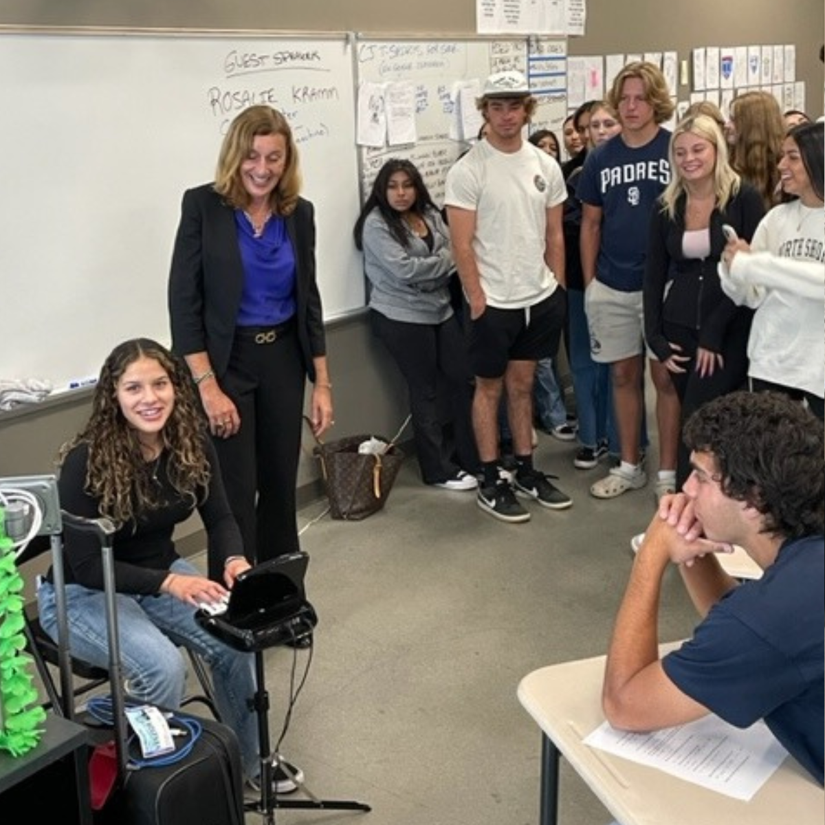 Rosalie Kramm Introduces Steno to San Diego Students