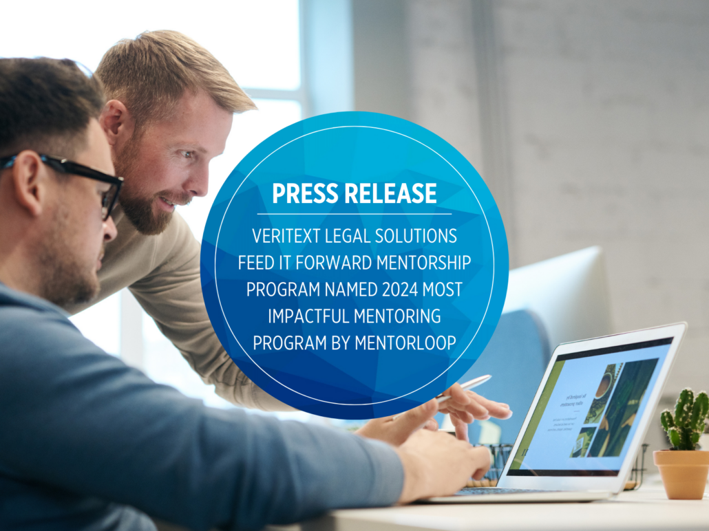 Veritext Mentorship Program Named Most Impactful by Mentorloop
