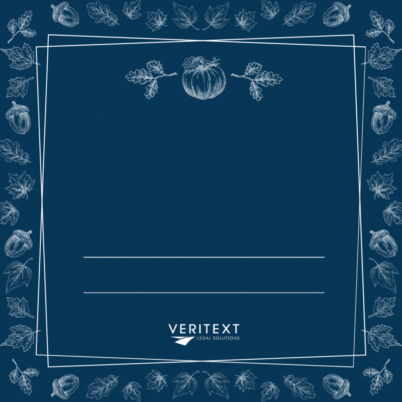 Veritext Thanksgiving 2024 Veritext