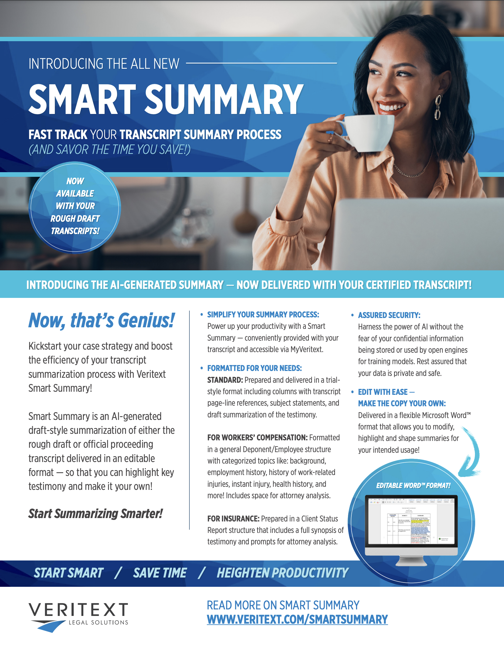 Smart Summary | Transcript Summary Veritext
