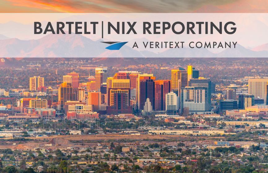 Veritext Welcomes Phoenix, AZ-Based Bartelt | Nix Reporting