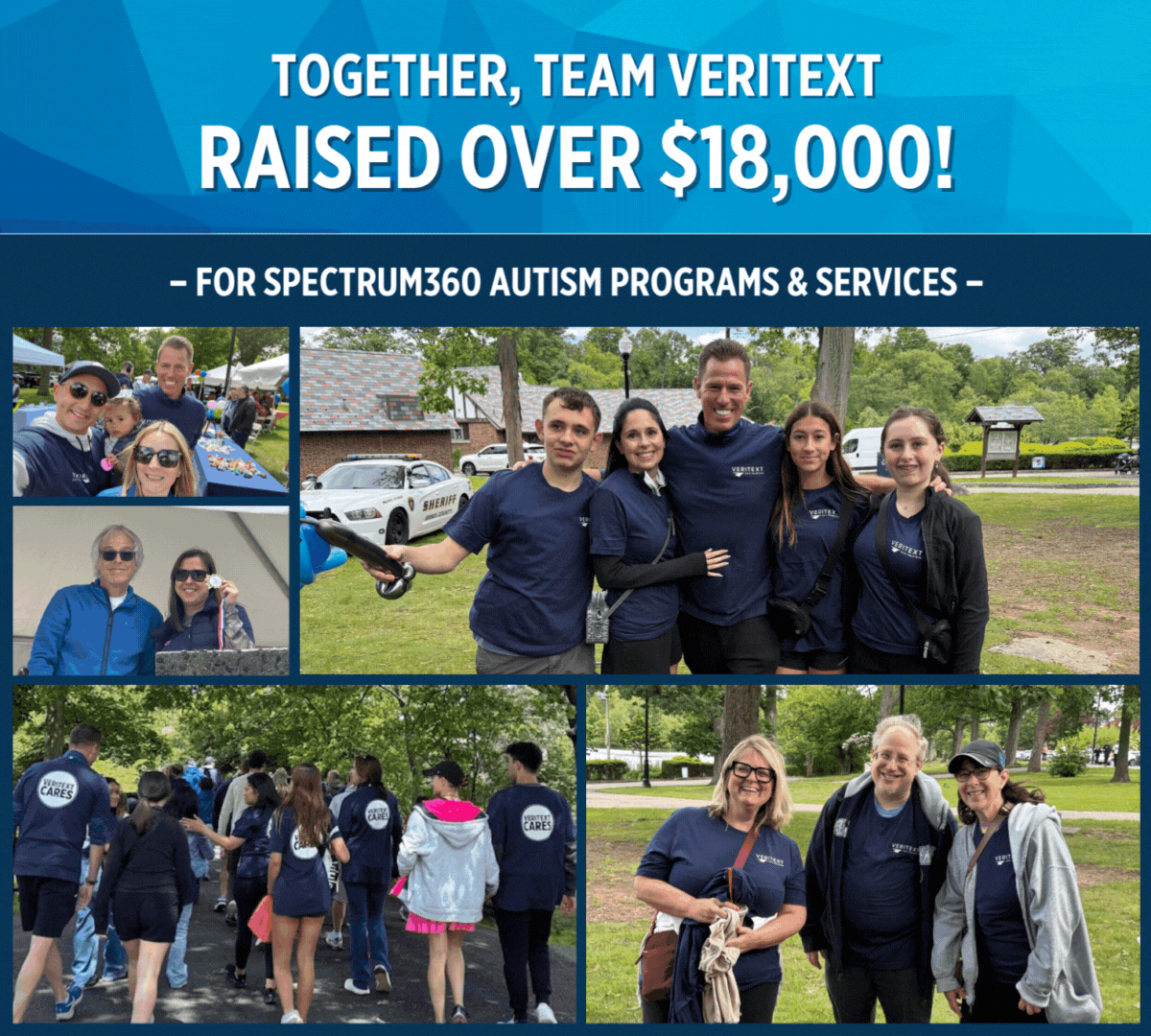 Veritext Raises Over $18,000 for Autism Programs & Services